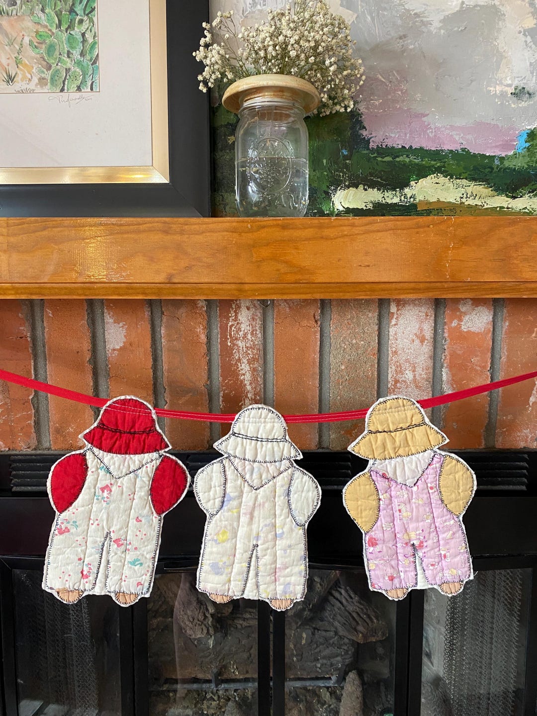 Overall Sam Quilt Garland - Etsy