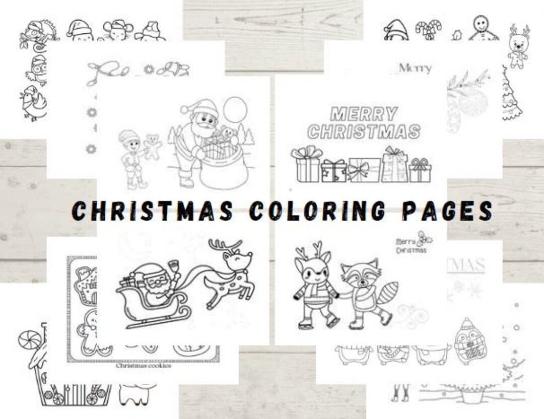 Christmas Printables | Christmas Coloring Pages | Kids Coloring Sheet ...