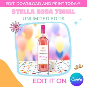Stella Rosa Label - Etsy