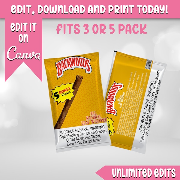 Custom Backwoods Wrapper - Etsy