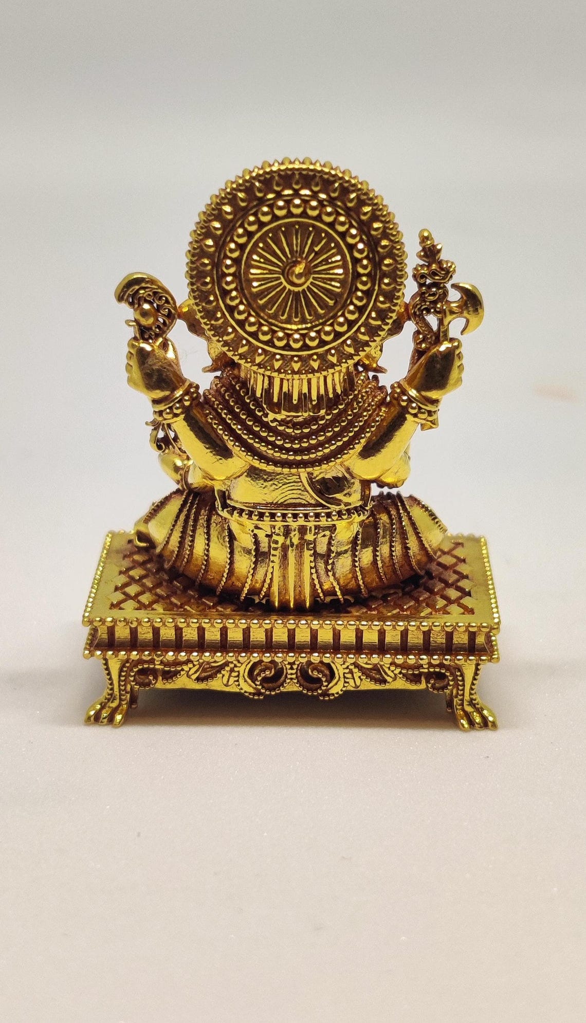22K Gold Ganesha Idol - Pure Gold - 22KT-IDOL-GA - Etsy