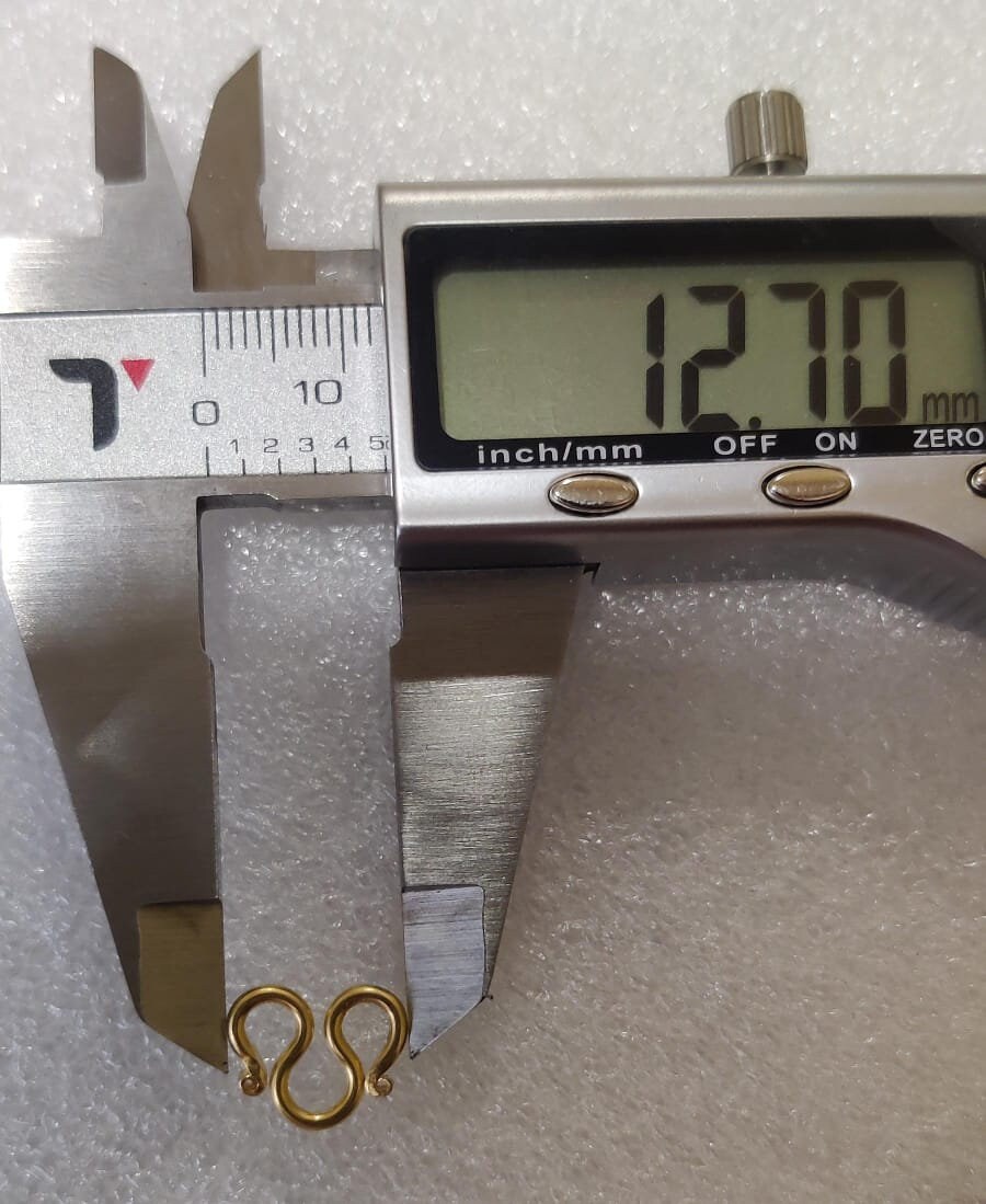 22k Real Gold Clasp for Chains - Etsy