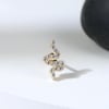 14k Solid Gold Cz Crown Belly Button Ring Tiara Gold Belly Ring ...
