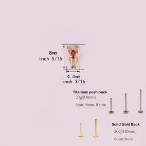 14K Gold Cute Lobster Stud Earring Tiny Lobster Cartilage Studs Cute ...