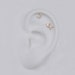 14k Solid Gold Star Cartilage Piercing Tragus Conch Stud - Etsy