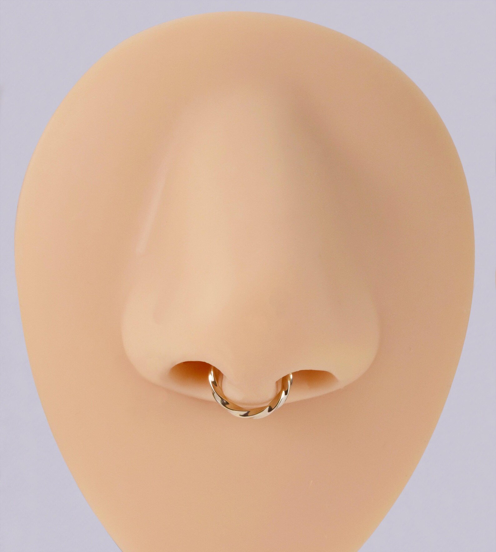 14K Solid Gold Twisted Hoop Earring, Twisted Wire Hoop Clikcer, Cable ...