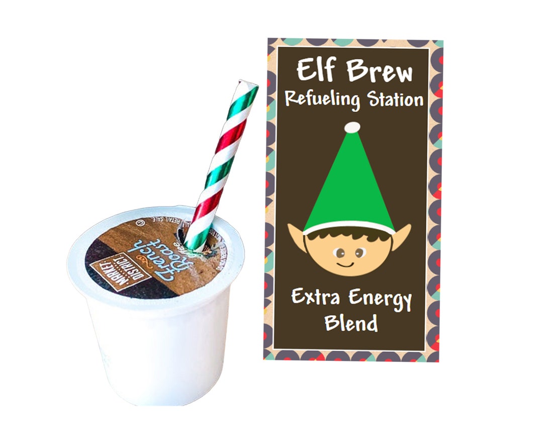 Elf Coffee Prop | Elf Brew Miniature Pretend Play Ideas | Holiday Elf ...