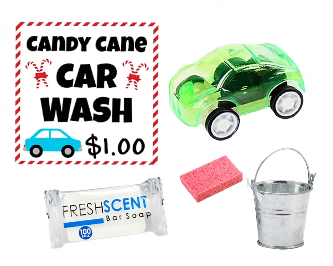 Candy Cane Car Wash Prop | Elf Car Wash Prop | Holiday Elf Game Prop ...