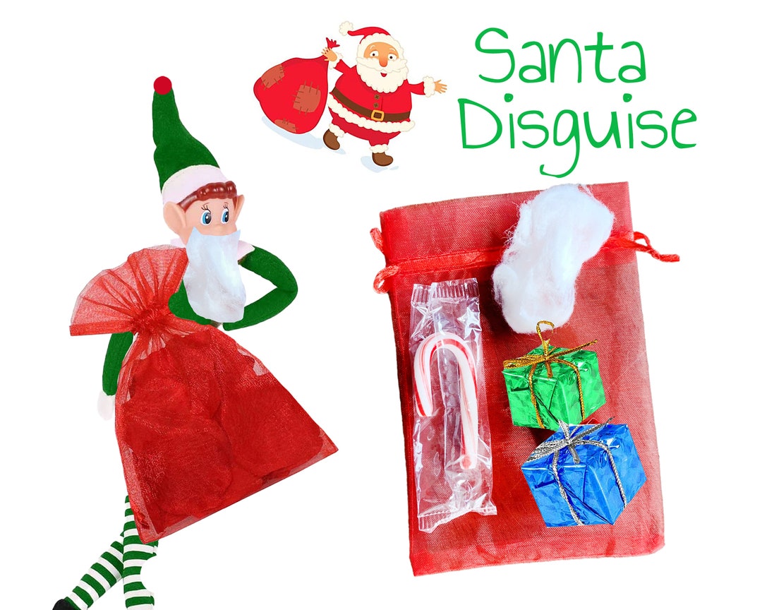 Santa Disguise Prop Elf Prop Ideas Elf Prop Ideas Elf Kit Scene Ideas ...