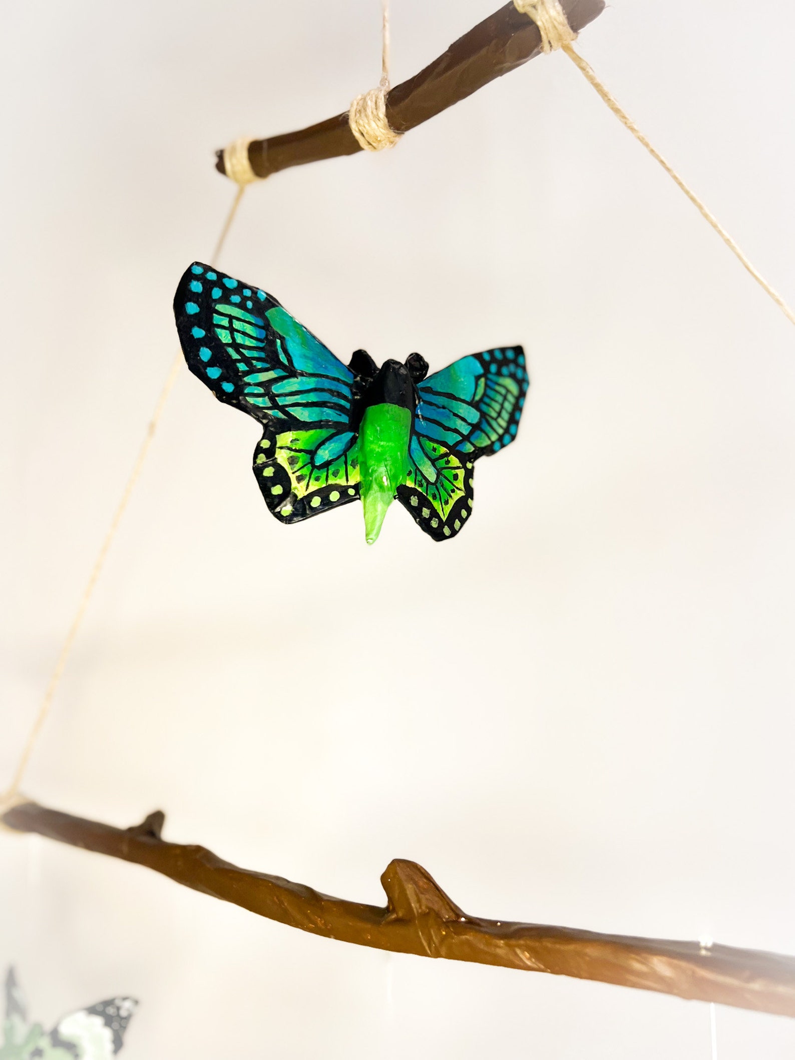 Large Butterfly and Moth Hanging Mobile - Etsy