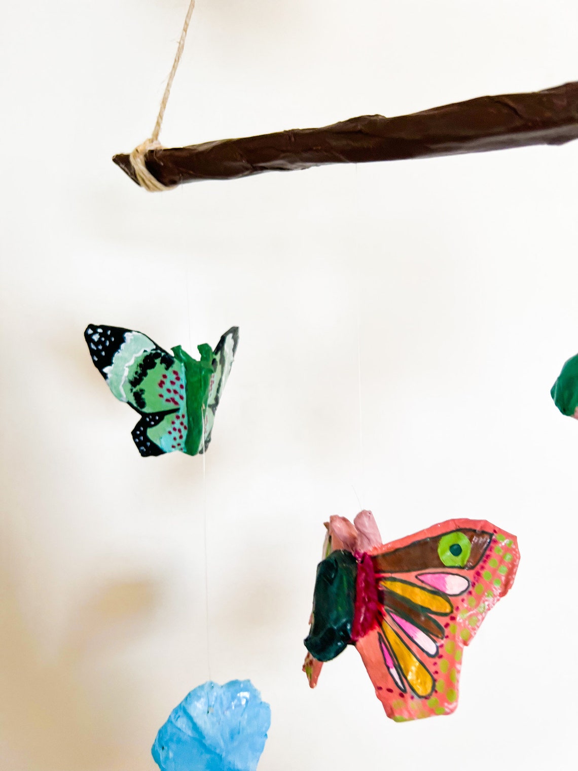 Large Butterfly and Moth Hanging Mobile - Etsy