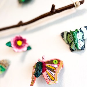 Large Butterfly and Moth Hanging Mobile - Etsy