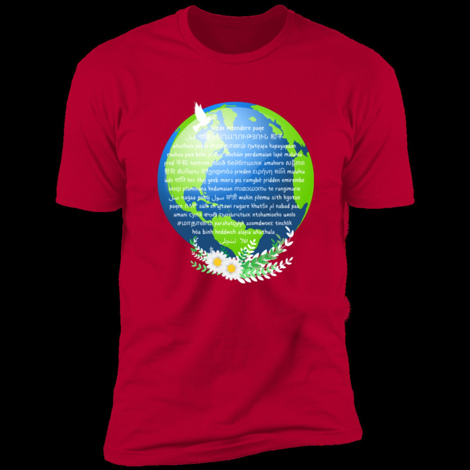 Multiple Languages Linguist Language Lover Peace Tee Conversation ...