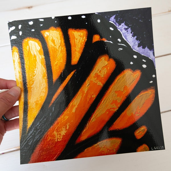 Butterfly Wing Painting on Canvas - Etsy