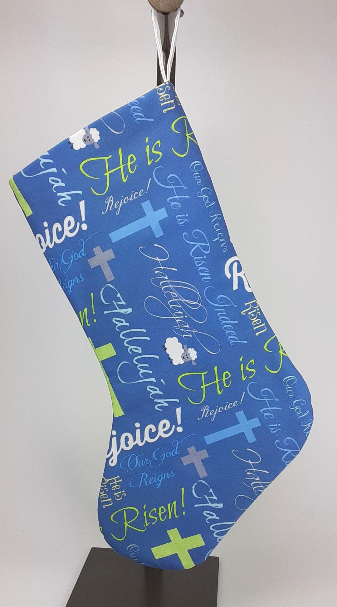 He is Risen Easter Stocking, Religious Easter Gift for Men, Women, Boys ...
