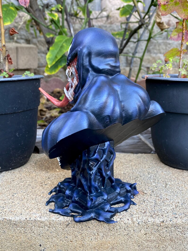 3d Printed Marvel Bust Painted Venom - Etsy Australia