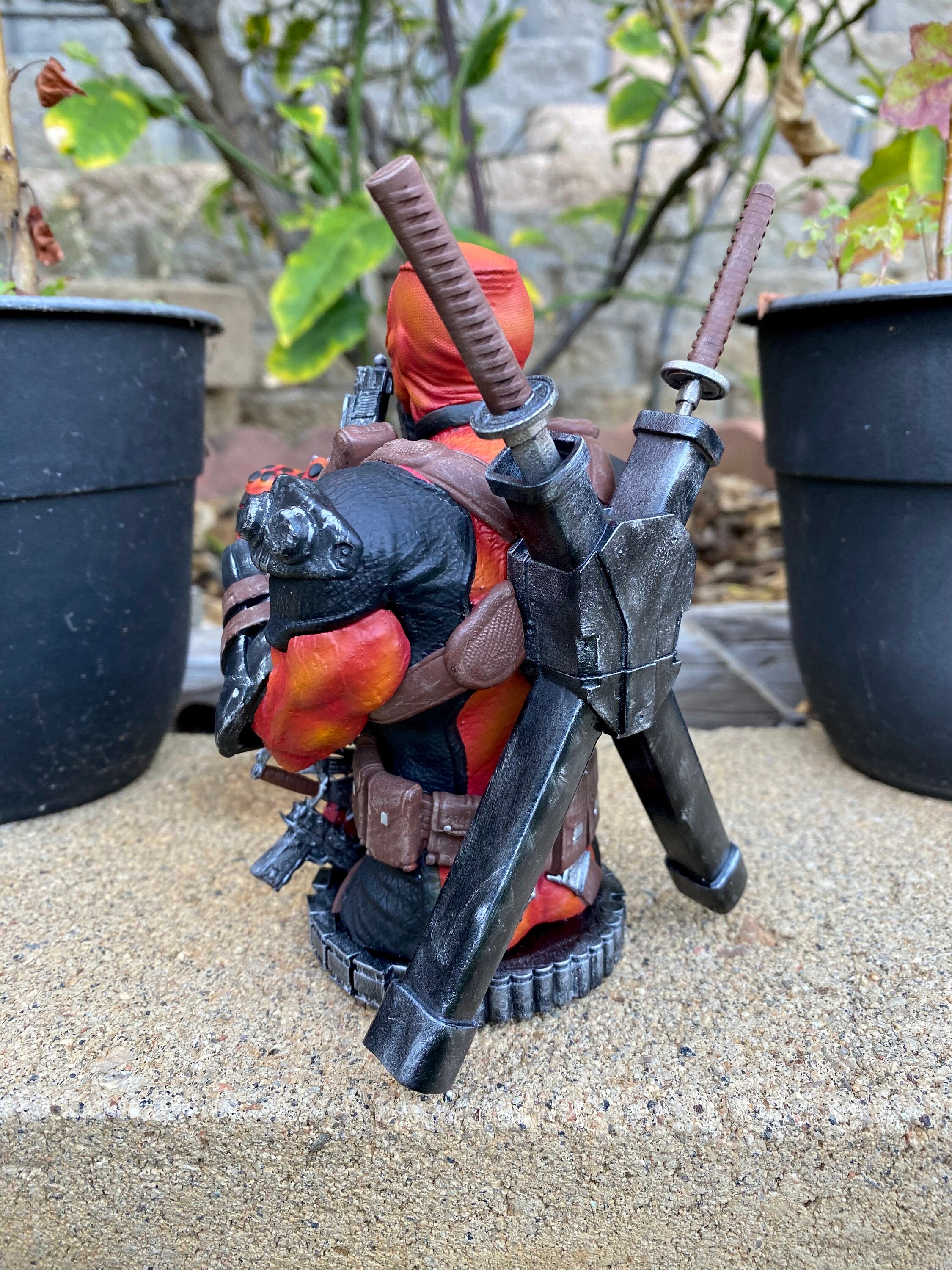 3d Printed Marvel Bust Painted Deadpool - Etsy