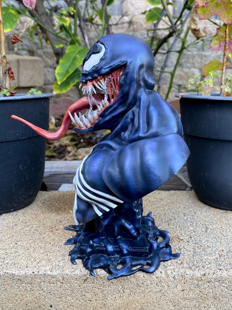 3d Printed Marvel Bust Painted Venom - Etsy