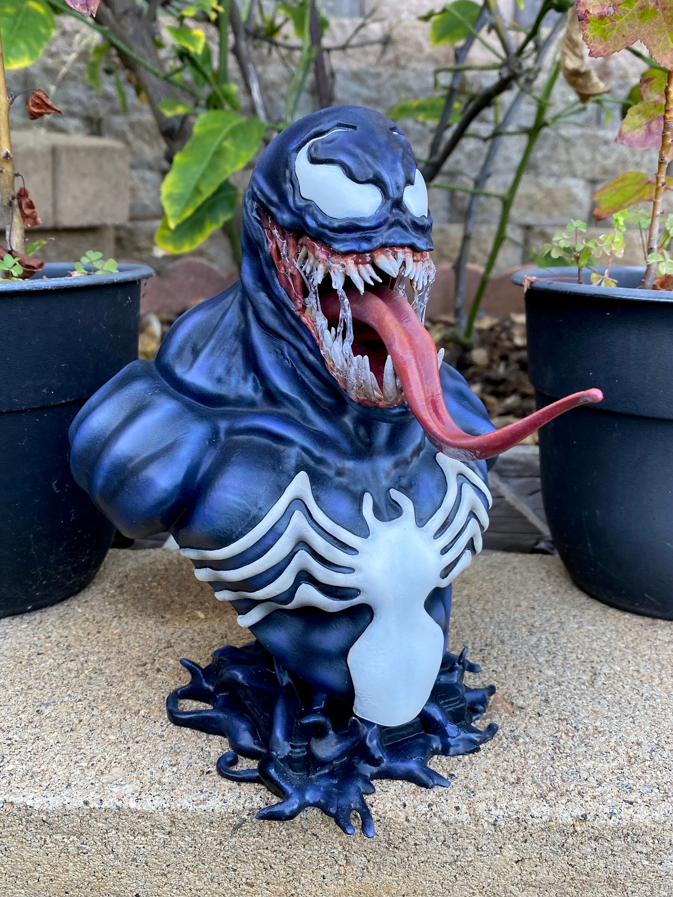 3d Printed Marvel Bust Painted Venom - Etsy