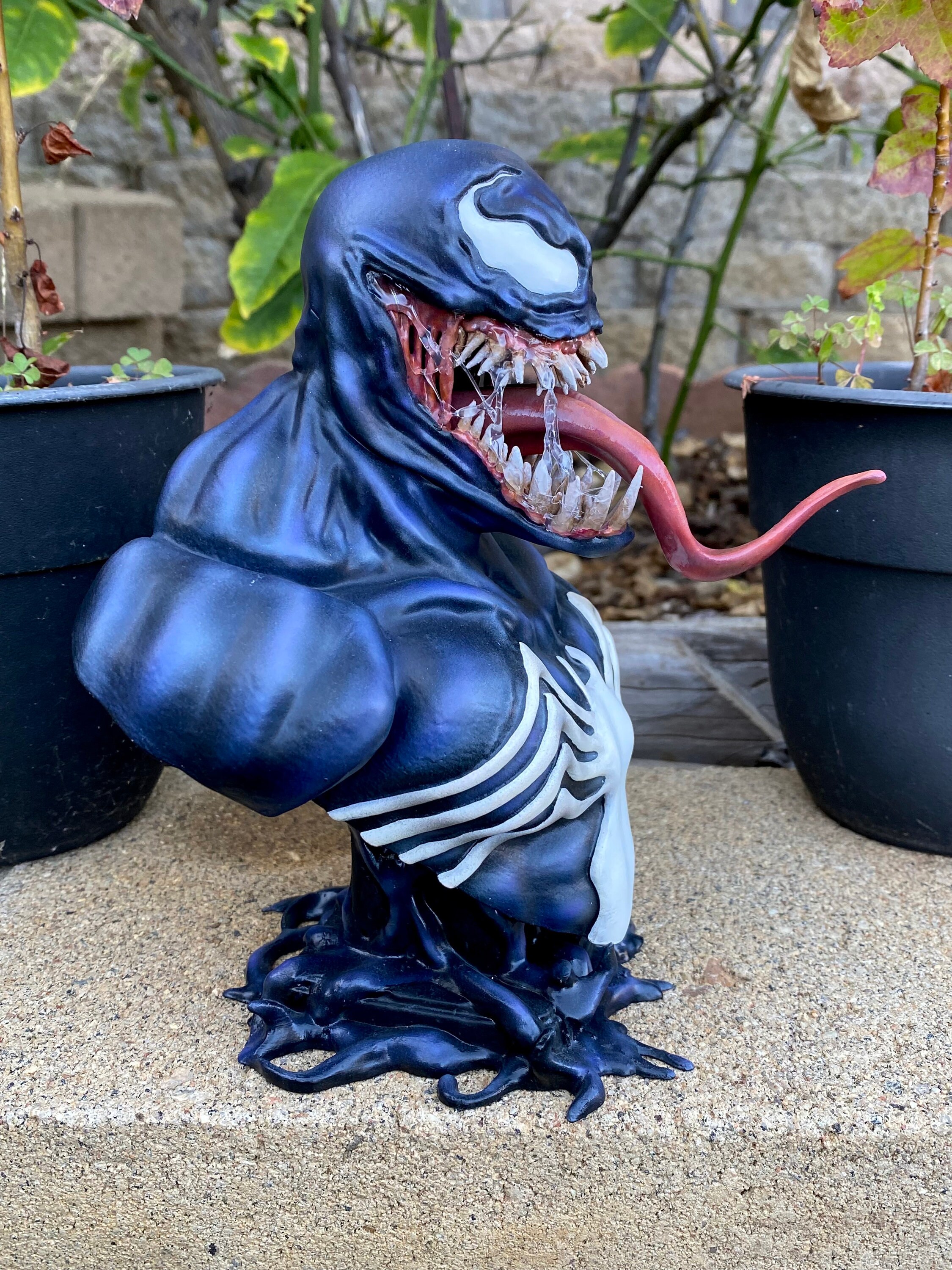 3d Printed Marvel Bust Painted Venom - Etsy