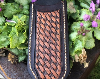 Leather Cast Iron Skillet Handle Cover - Etsy