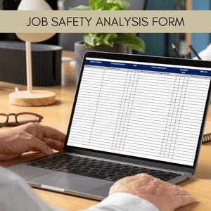 Job Safety Analysis JSA Template: Hazard ID, Risk Assessment (word ...