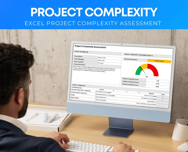 Project Complexity Assessment Tool: Excel Template for Risk & Impact - Etsy