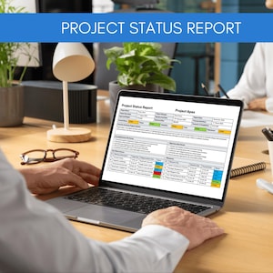 Project Status Report Template, Project Dashboard, Project Management ...
