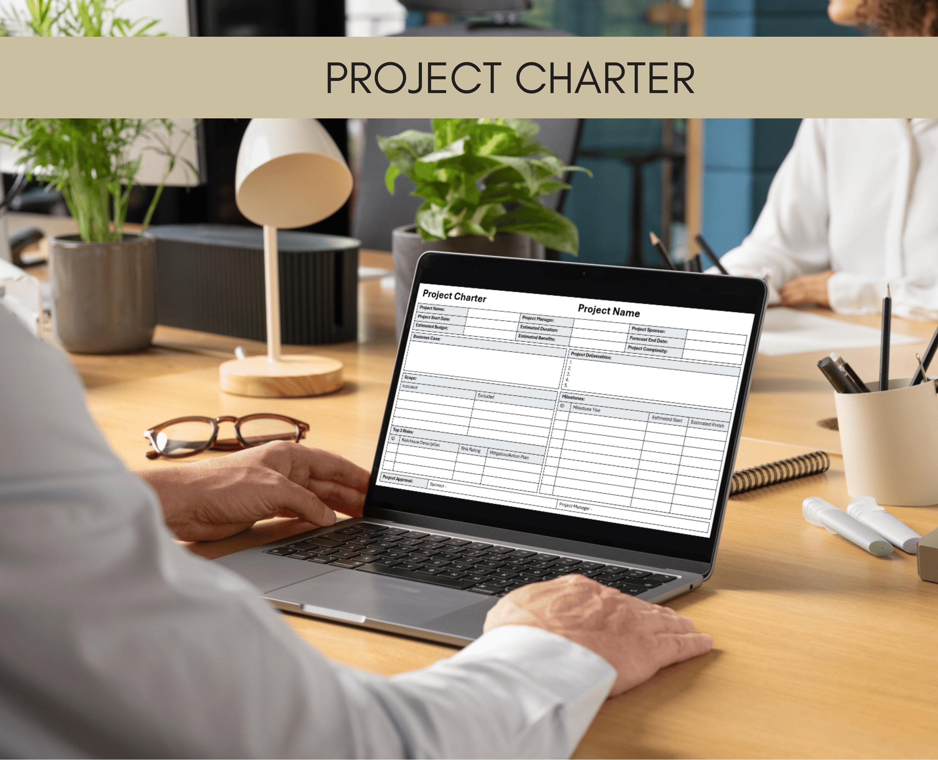 Project Charter Template, Project Initiation Document, Project ...