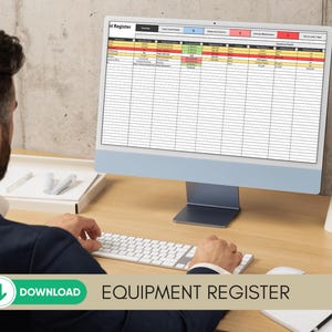 Equipment Register Excel Template: Asset Tracking & Maintenance ...