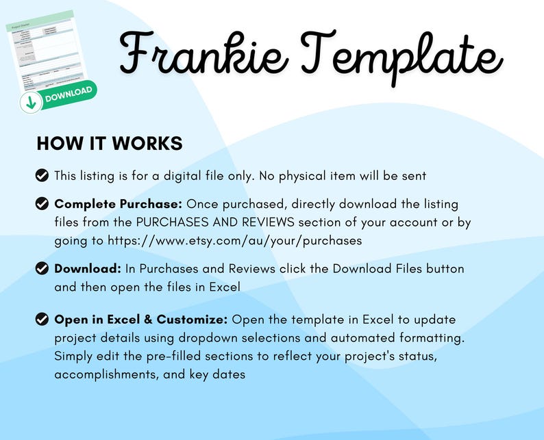 Weekly To-do List Excel Template With Checkboxes, Daily Planner ...
