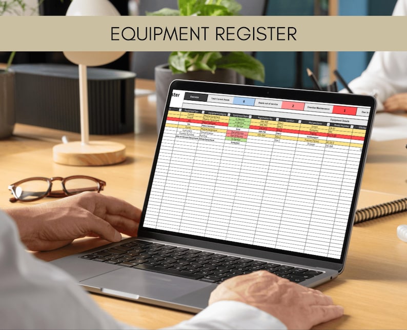 Equipment Register Excel Template: Asset Tracking & Maintenance ...