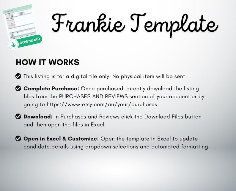 Candidate Comparison Matrix | Excel Hiring Tool | Interview Scorecard ...