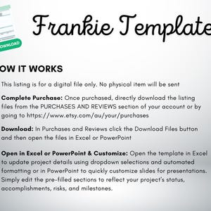 Project Status Report Template, Project Dashboard, Project Management ...
