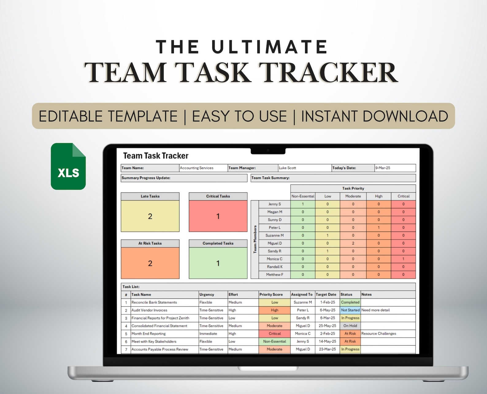 Team Project Task Tracker Eisenhower Matrix Project Planner Task ...