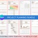 Project Planning Template Bundle, 8 X Canva Project Management ...