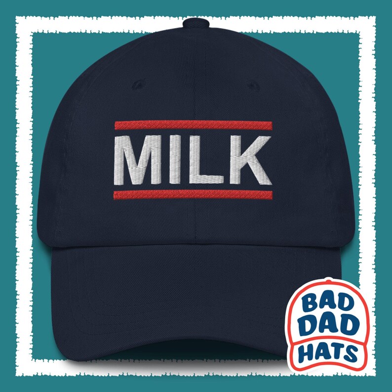 Vintage Milk Dad Hat, Milk Carton, Milkman, Dairy Farmer - Etsy