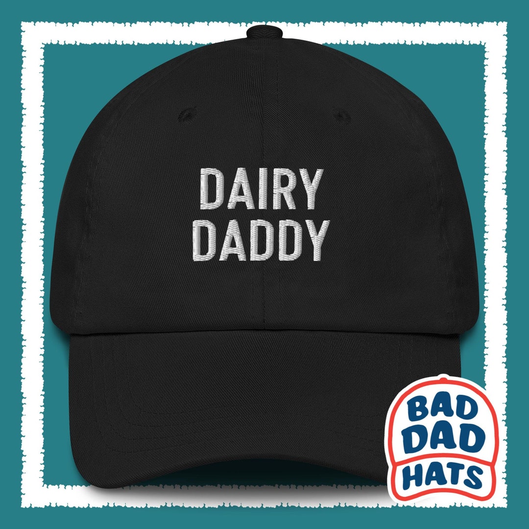 Dairy Daddy Dad Hat, Milkman, Milk Farmer, Cow, Milk Man - Etsy