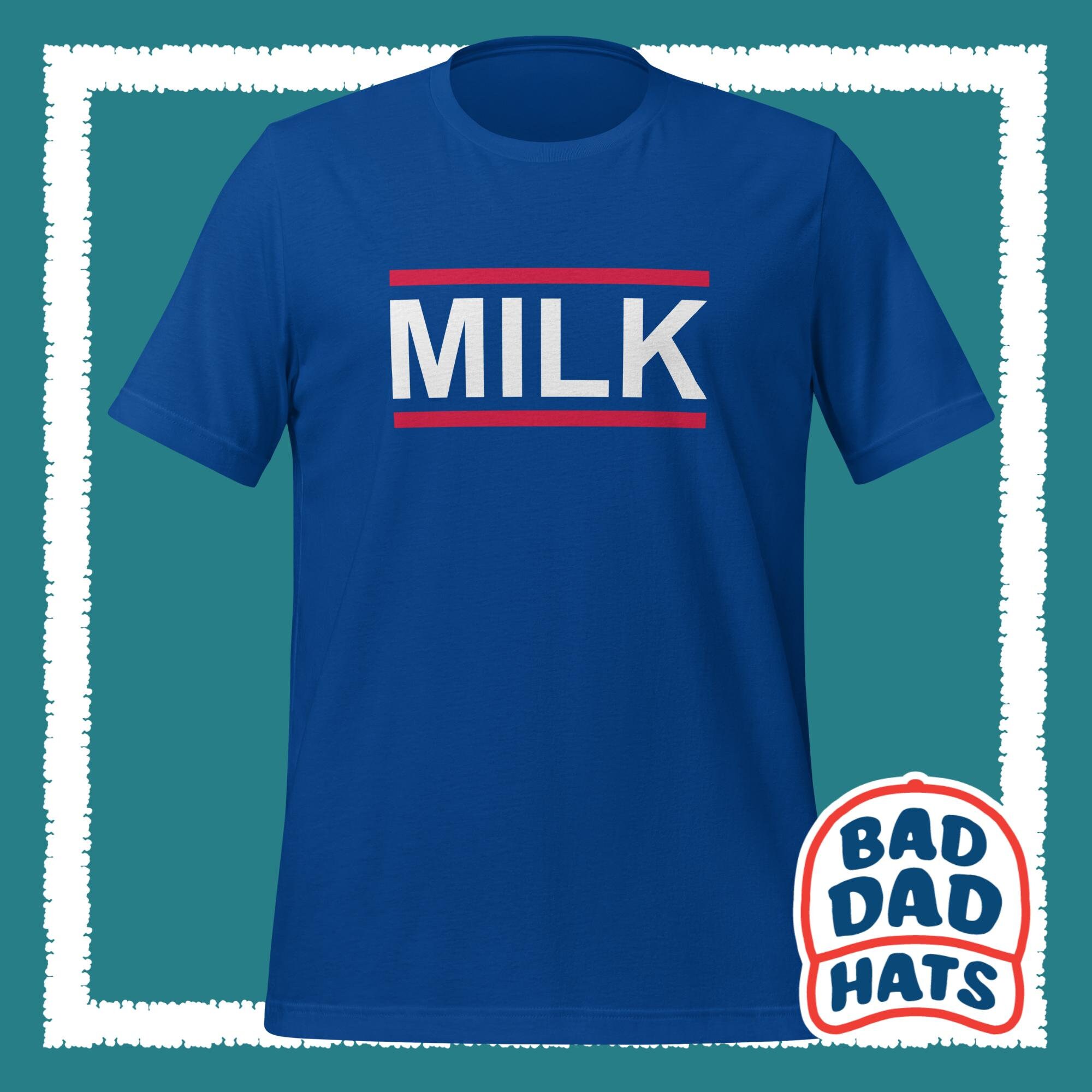 Vintage Milk T-shirt for Milk Lovers, Farmers, Dads, Husbands, and Cow ...