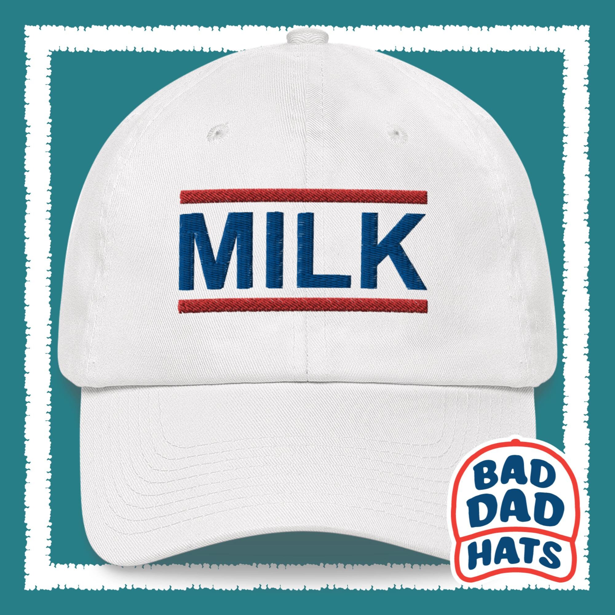 Vintage Milk Dad Hat, Milk Carton, Milkman, Dairy Farmer - Etsy UK