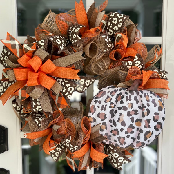 Animal Print Wreath - Etsy