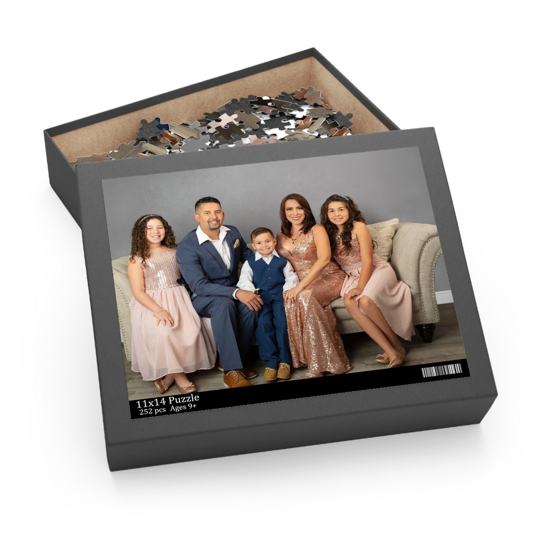 Personalized Custom Family Puzzle, Photo Jigsaw Puzzle, Fun Game Night ...