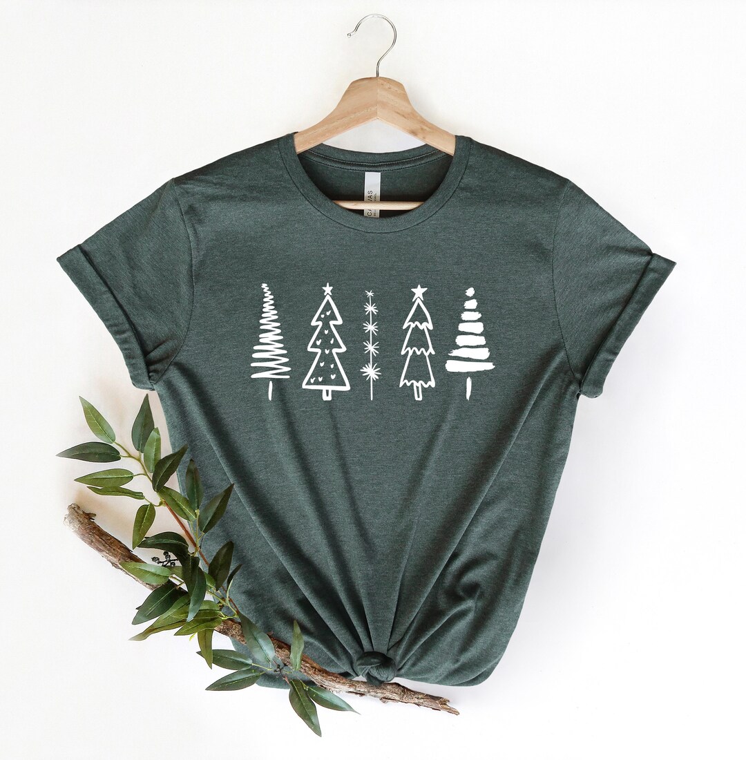 Christmas Trees Shirt, Pine Trees Shirt, Christmas Gifts for Women ...