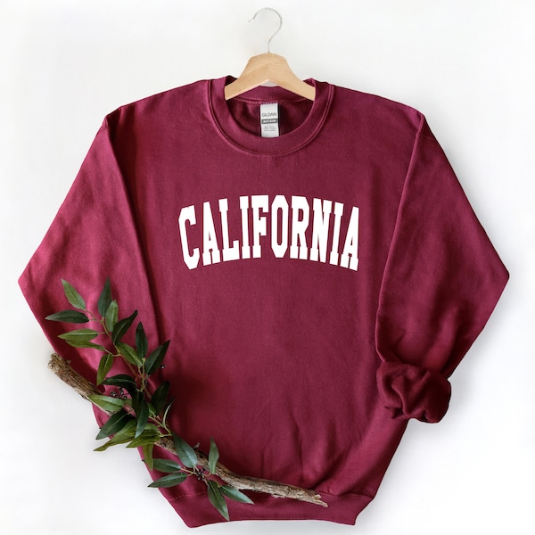California Crewneck Sweatshirt - Etsy