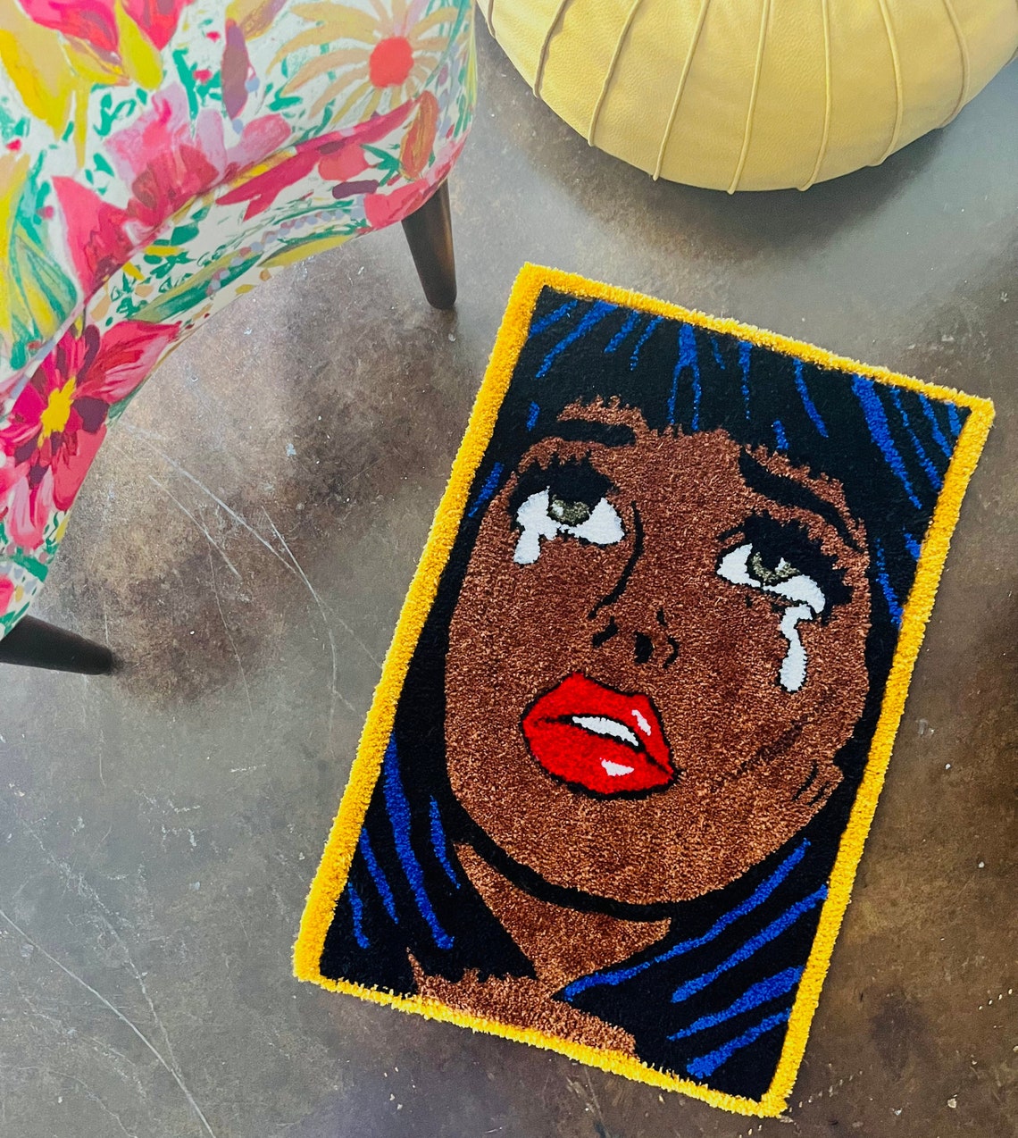 Cartoon Rug Fun Handmade Rug Cartoon Art Soft Hand Tufted Rug - Etsy