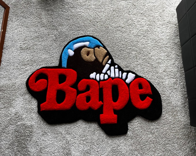 A Bathing Ape Astronaut Rug, Bape Rug,abstract Rug,living Room Rug,rugs ...