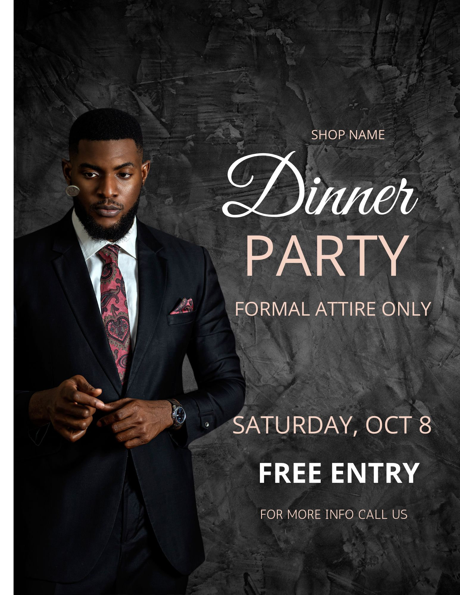 Dinner Party Flyer - Etsy