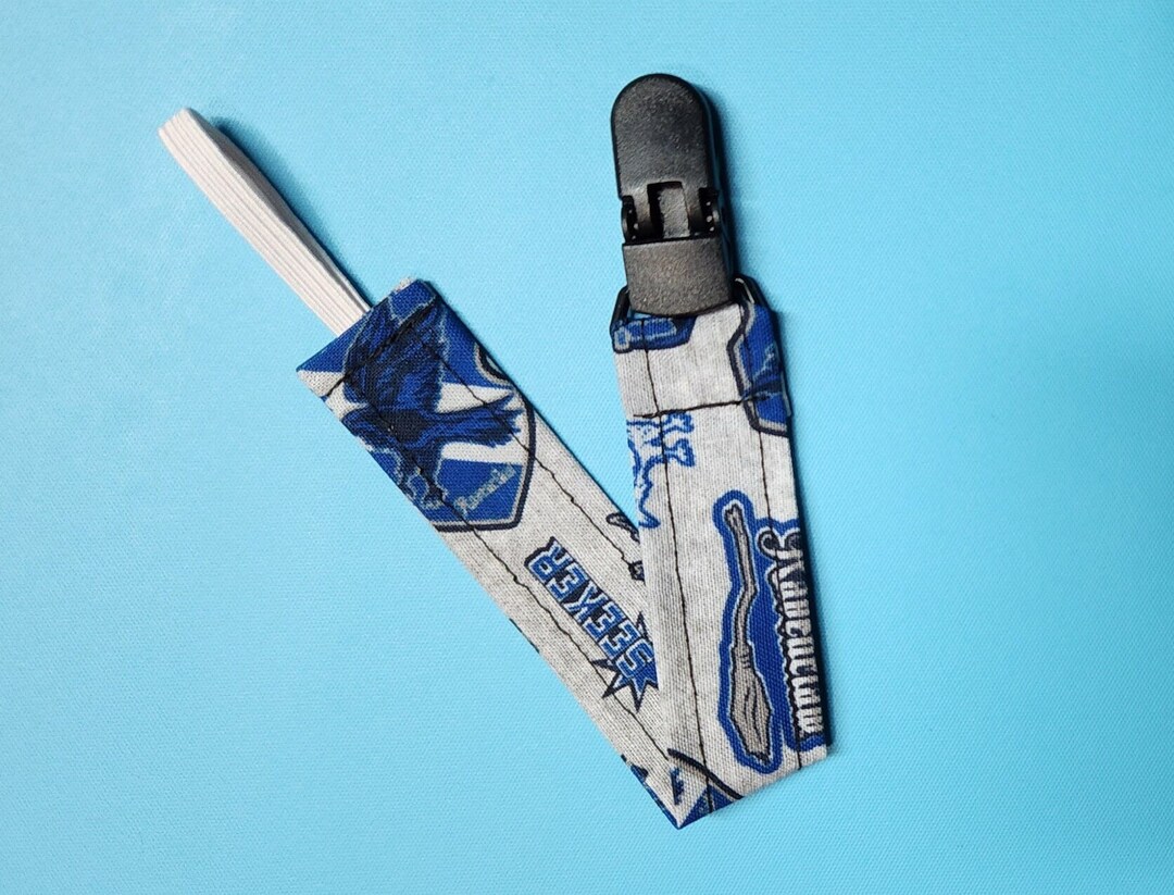 Wizard House Pacifier Clip, Fabric Pacifier Clip, Soother Clip ...