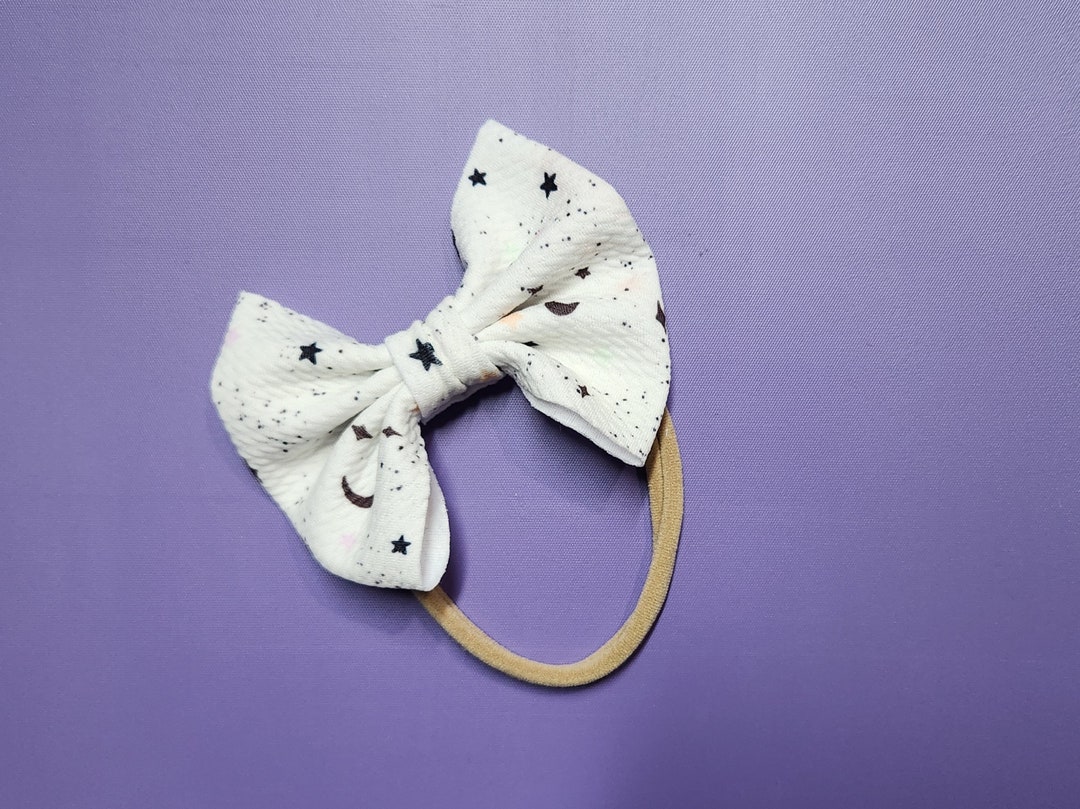 Starry Night Nylon Headband Newborn Headband Bow Headband - Etsy