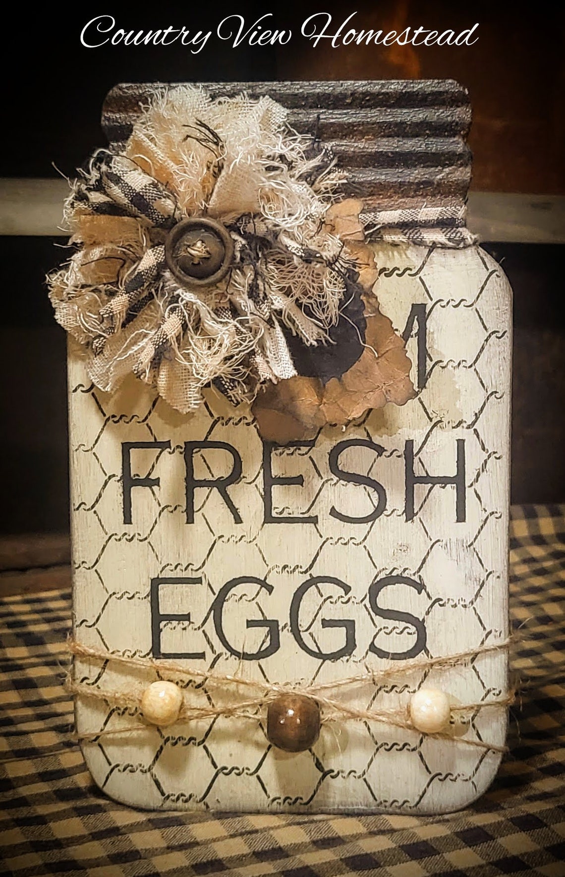 Mason Jar Shelf Sitter - Etsy